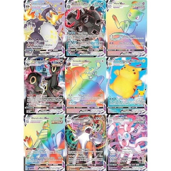 3 Pokemon Card Vmax Bundle - No Duplicates - Vmax Booster Pack | Woolworths