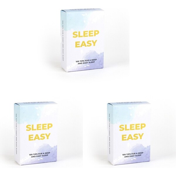 3PK Gift Republic Sleep Easy 100-Tips For A Deep Sleep Trivia/Guide ...