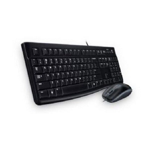 Logitech MK120 Keyboard & Mouse Combo Quiet typing and Spill resistant [920-002586] | Woolworths