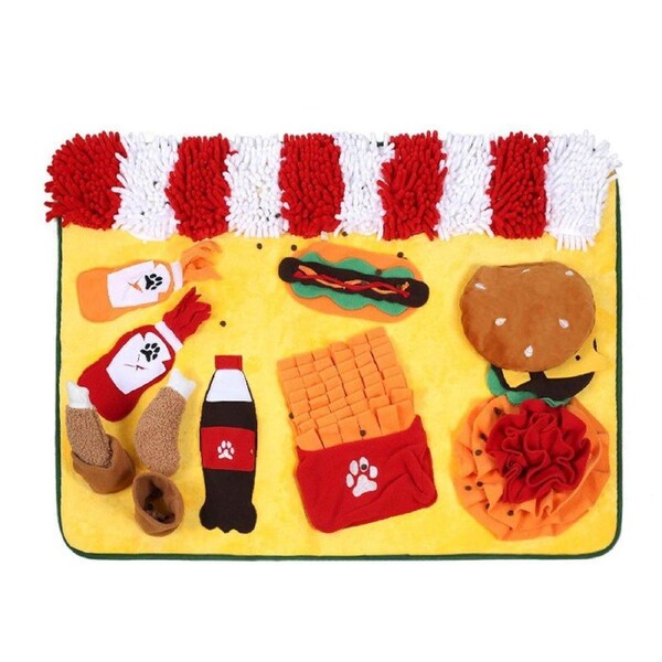 Dog Sniffing Pad Pet Training Mat Interactive Snuffle Toy for Dogs ...