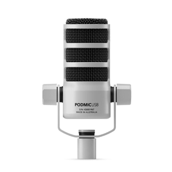 Rode PodMic USB Dynamic Podcast Microphone - White | Woolworths