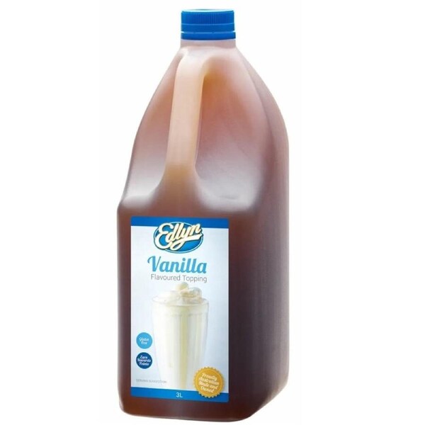Edlyn Vanilla Topping 3L Milkshakes Ice Cream Bulk | Woolworths