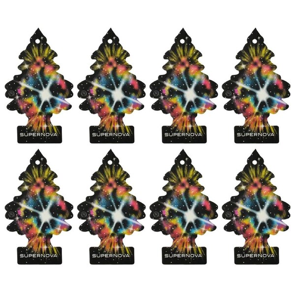 8x Little Tree 1 Pack Supernova Car Air Freshener Long-Lasting ...