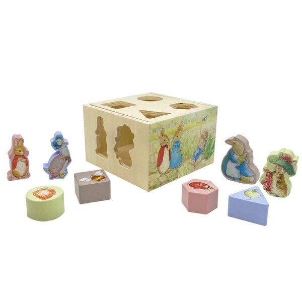 Beatrix Potter Peter Rabbit Wooden Shape Sorter - Multi | Woolworths
