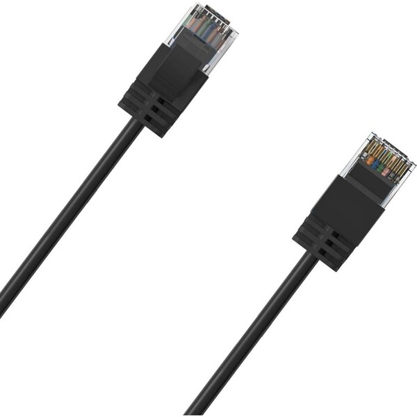 Cruxtec Ultra-Thin CAT6A U/UTP Ethernet Compact LAN Cable Cord 15m ...