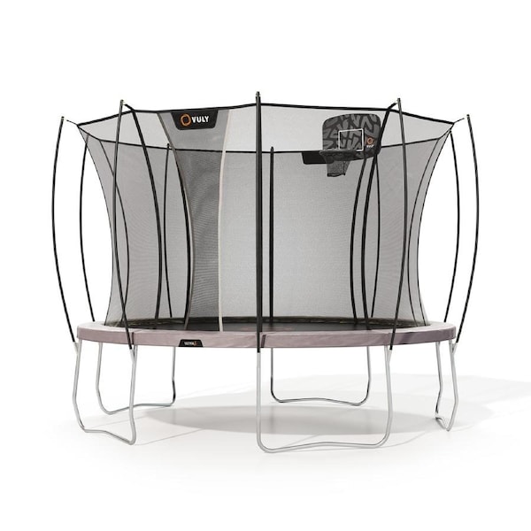 VULY Ultra 2 Large 13ft Trampoline with Enclosure - Round Kids Trampolines Bundle With ...