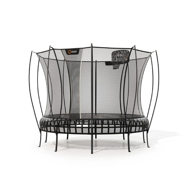 VULY Thunder 2 Large 13ft Springless Trampoline with Enclosure - Round Kids Trampolines Bundle ...