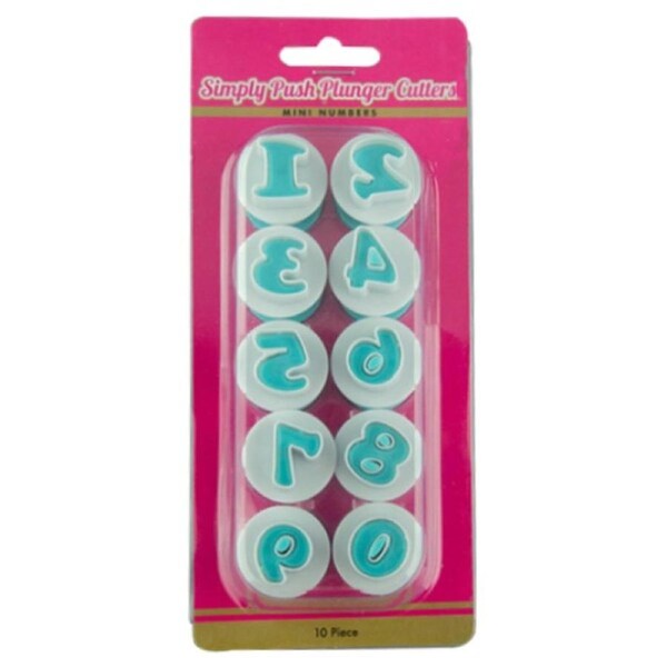 Mini Number Simply Push Plunger Cutters | Woolworths