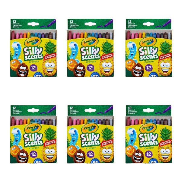 72pc Crayola Twistables Silly Scents Mini Kids Art/Craft Twist ...