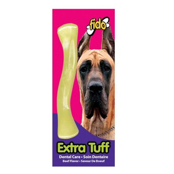 Fido Extra Tuff Bone Dog Dental Chew Toy Beef Mid | Woolworths