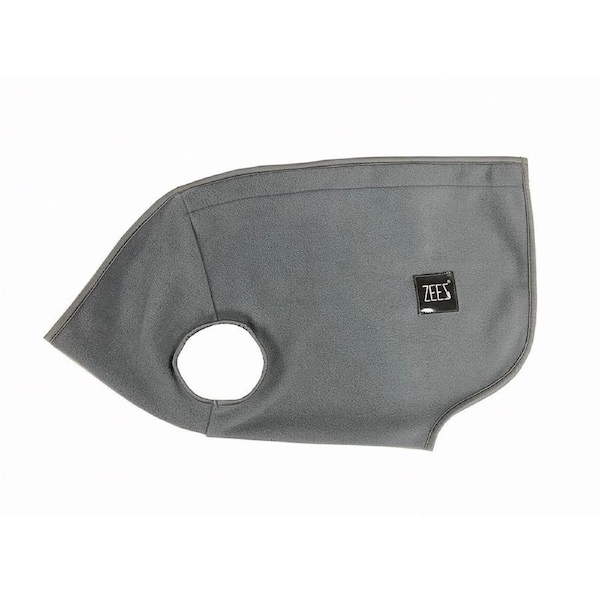 Zeez Cozy Fleece Indoor & Outdoor Dog Vest Charcoal Grey M1 28cm ...