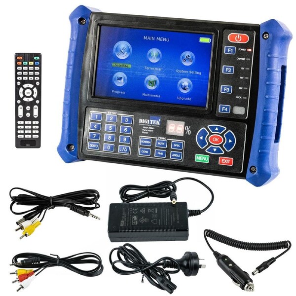 DIGITEK 18ASF-7000v3 Digital TV and Satellite Signal Meter DVB-S, DVB ...