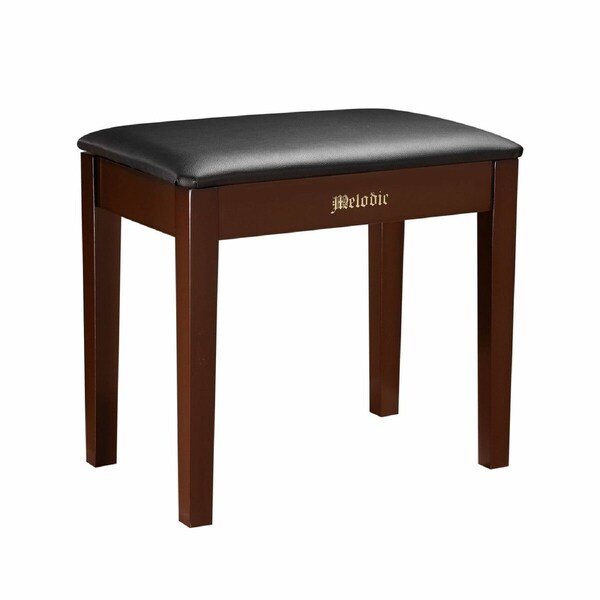 Melodic Modern Piano Keyboard Stool Wooden Chair Bench Seat with Black ...