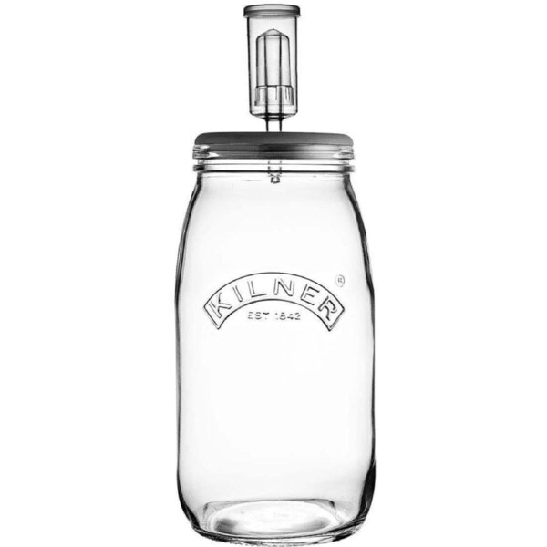 Kilner 3L Glass Fermentation Jar w/ Silicone Lid Set Fermenting ...