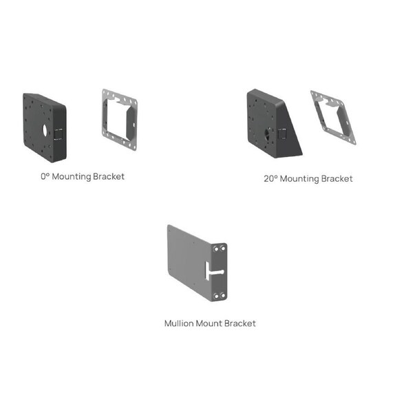 Yealink RoomPanel Mount Kits, Device Compatibility RoomPanel, Mounting ...