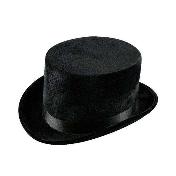 Black Velvet Top Hat | Woolworths