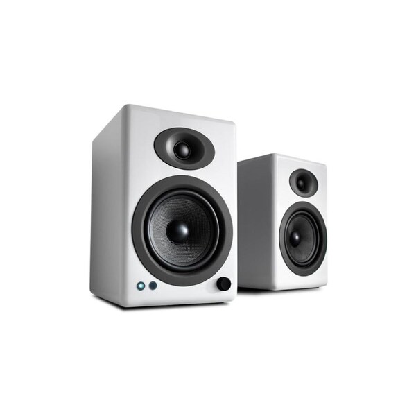 Audioengine A5+ Wireless Bookshelf Speakers with S8 Subwoofer (White) | Woolworths