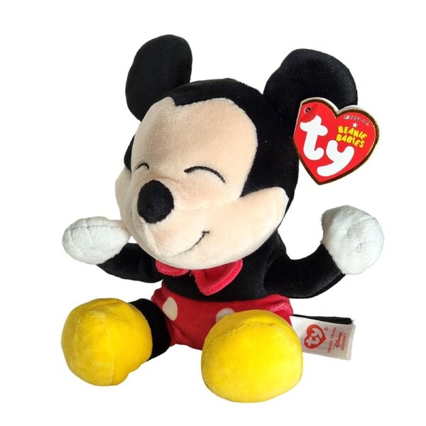 TY Beanie Babies Disney Mickey Mouse 8" Beanie Baby (Classic) - New ...
