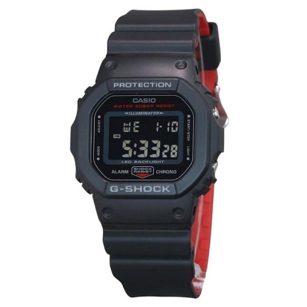 Casio G-SHOCK Digital Alarm Chrono Backlight Timer DW-5600UHR-1 200M ...