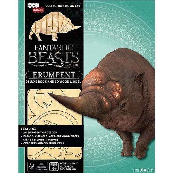 Promotional IncrediBuilds Erumpent Deluxe Learning Kids Hardcover Book ...