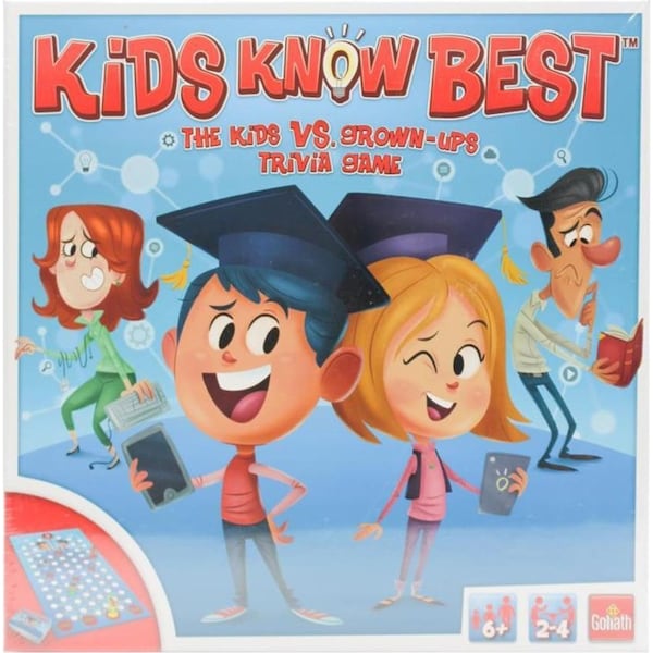 Goliath Kids Know Best Trivia Board Game Play Set Children/Family Night ...