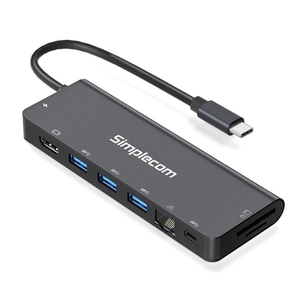 Simplecom USB-C SuperSpeed 9-in-1 Multiport Docking Station (CHN590 ...
