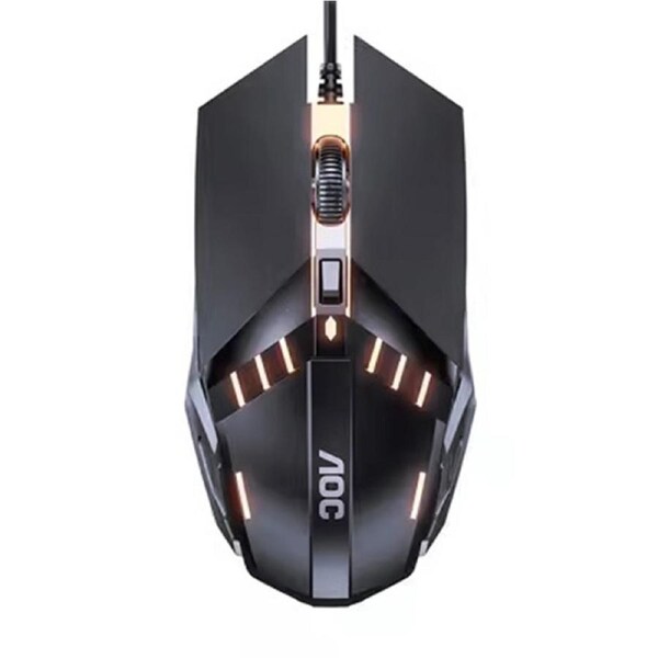 AOC MS120 7 Colours RGB Wired Gaming Mouse - Black | Woolworths