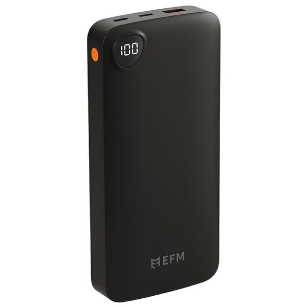 EFM 20,000mAh Essential Power Bank with Digital Display - Black ...