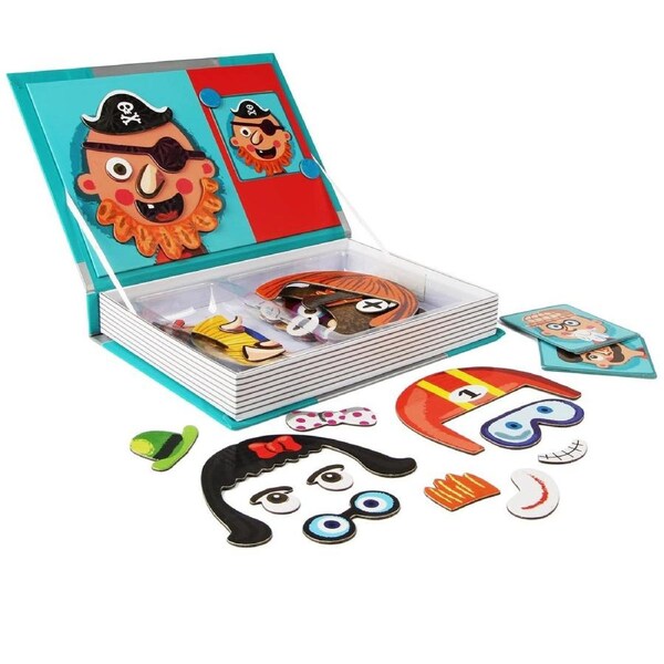 Magnetic Picture Puzzle Book Early Learning Play Set Fine Motor ...