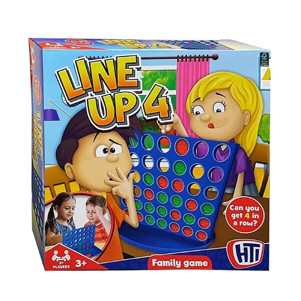 HTI Line Up Four Family Board Game 2+ Players Ages 3+ (AAC430919 ...