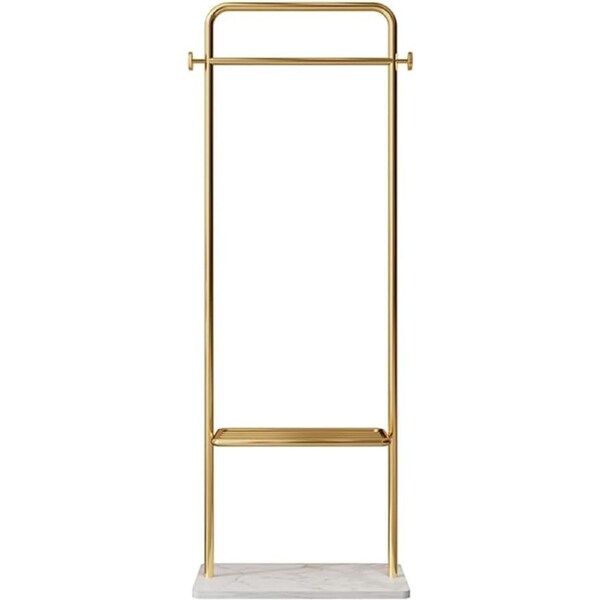 Fin Modern Chic Gold Clothes Rail Corner Coat Rack Stand Handbag Tie ...