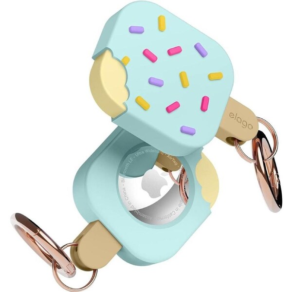 elago Ice Cream Case Compatible with Apple AirTag Holder Keychain ...