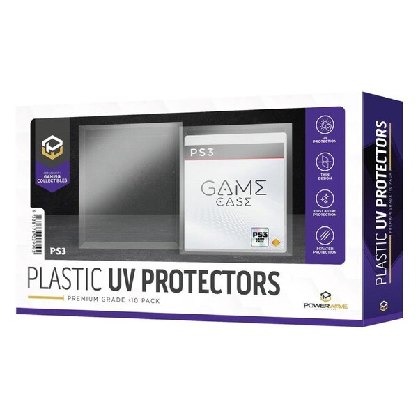 Powerwave PS3 Game Case 0.5mm Plastic UV Protector 10 Pack | Woolworths