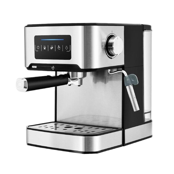 Espresso Coffee Machine 20 Bar 1.6L Portable Stainless Steel Latte ...