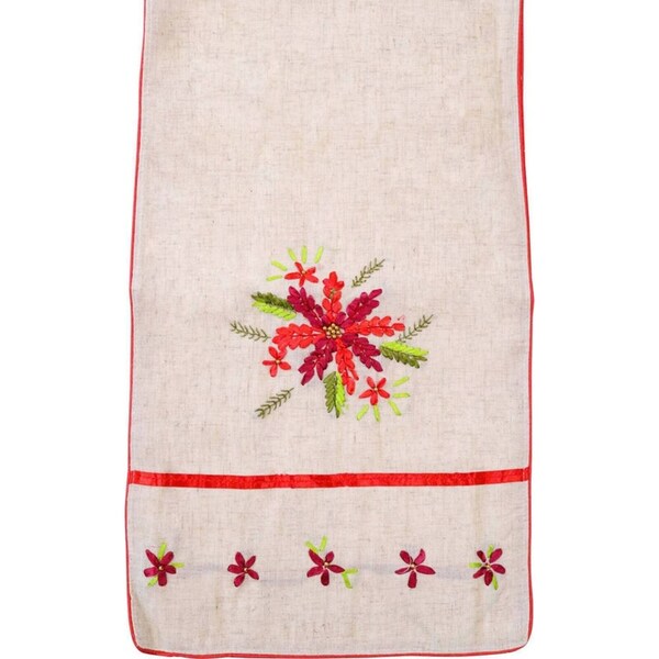 LVD Embroided Table Runner Kitchen Home Decor 33x180cm Rectangle ...