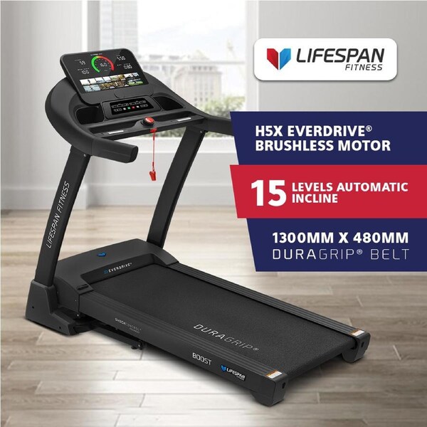 Lifespan Fitness Boost Treadmill with MaxVue LED Display & Brushless ...