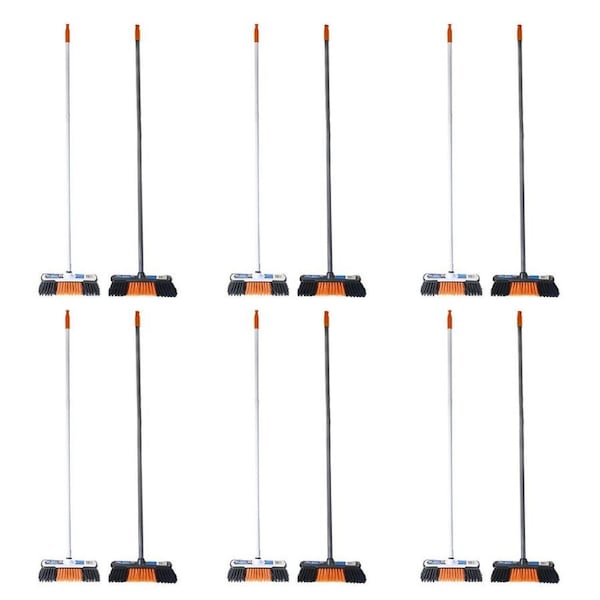 12x Boxsweden Essentials Indoor Broom Sweeper w/ 1.2m Handle Cleaner ...