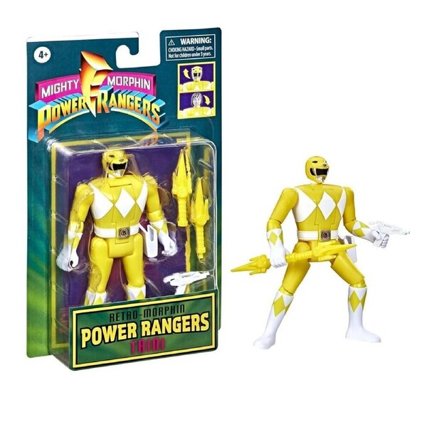 POWER RANGERS Retro-Morphin Trini Fliphead Comic Book Action Figure ...