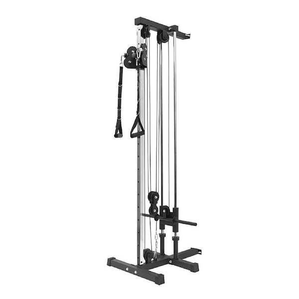 fitnessLAB Wall Mount Cable Station Lat Pull Machine Wall Pulley Cable ...