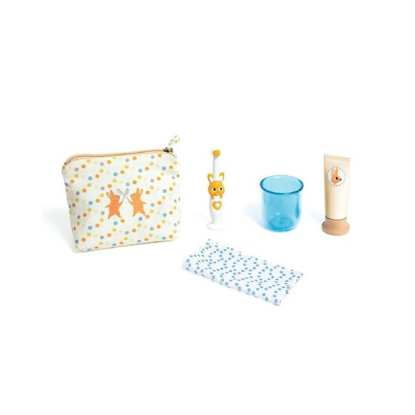 5pc Djeco Doll Toothbrush Set Kids/Children Imaginative Play Pretend ...