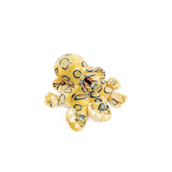 3pc Folkmanis Blue Ringed Octopus Finger Puppet 13cm Kids/Children Toy ...
