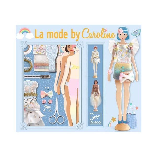 Djeco Fashion By Caroline Workshop DIY Sewing Art/Craft Kit Kids ...