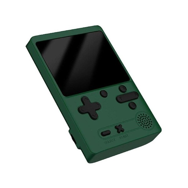 Retro mini video game console, 500 games in 1, green color | Woolworths