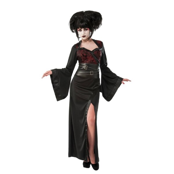 Rubies Gothic Geisha Women's Dress Up Japanese Halloween Party Costume ...