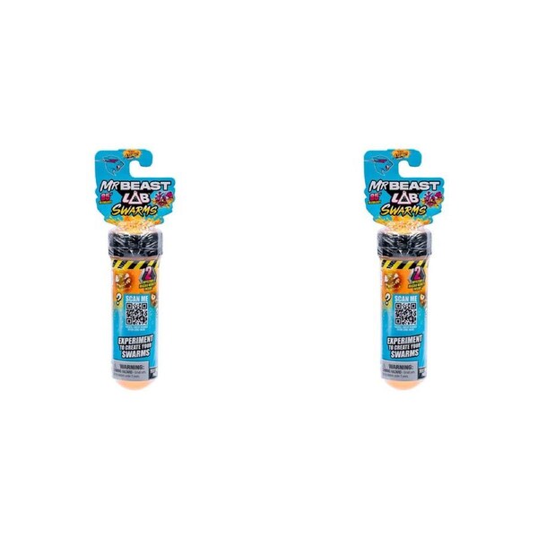 4pc Mr Beast Lab Swarms S2 Test Tube Action Figure Kids Toy Kit ...