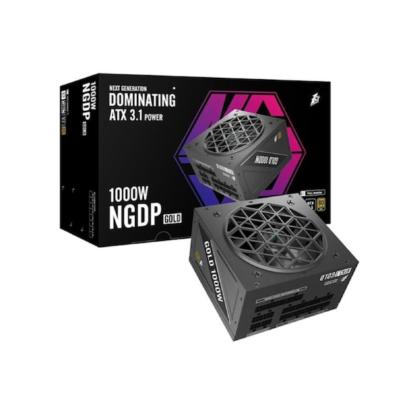 1st Player NGDP ATX 3.1 80+ Plus Gold 1000W Modular Power Supply Black ...