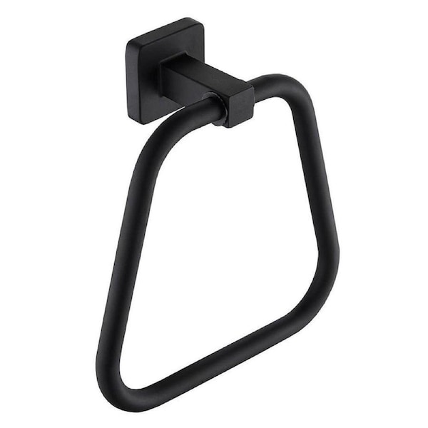 Towel Ring Rectangular Towel Rack Wall Mount Towel Hanging Ring for ...