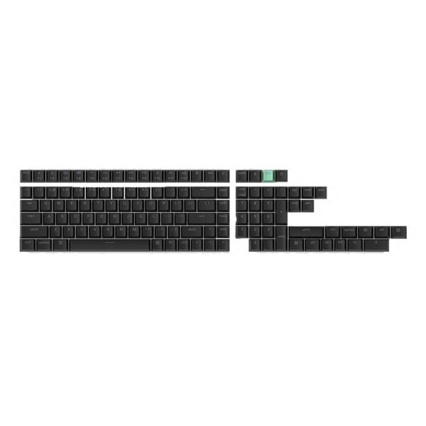Keychron Double-Shot PBT Cherry Profile Shine Through Keycap Set (Black ...