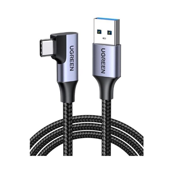 UGREEN 90° USB-A to USB-C Cable - 3A Fast Charge | Woolworths
