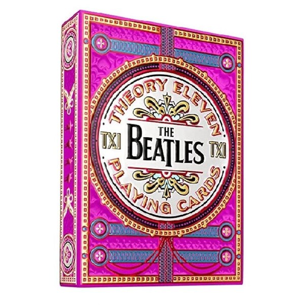 Theory11 The Beatles Pink Playing Cards | Woolworths